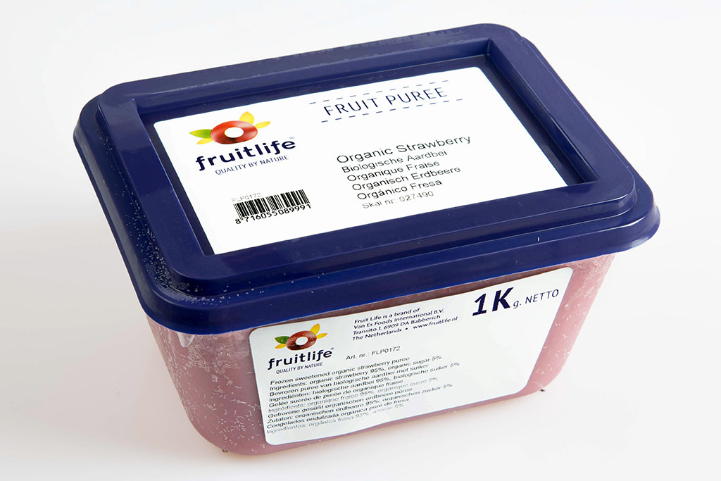 Strawberry puree without seeds (organic)