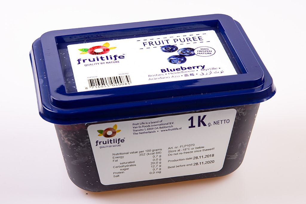 Wild blueberry puree