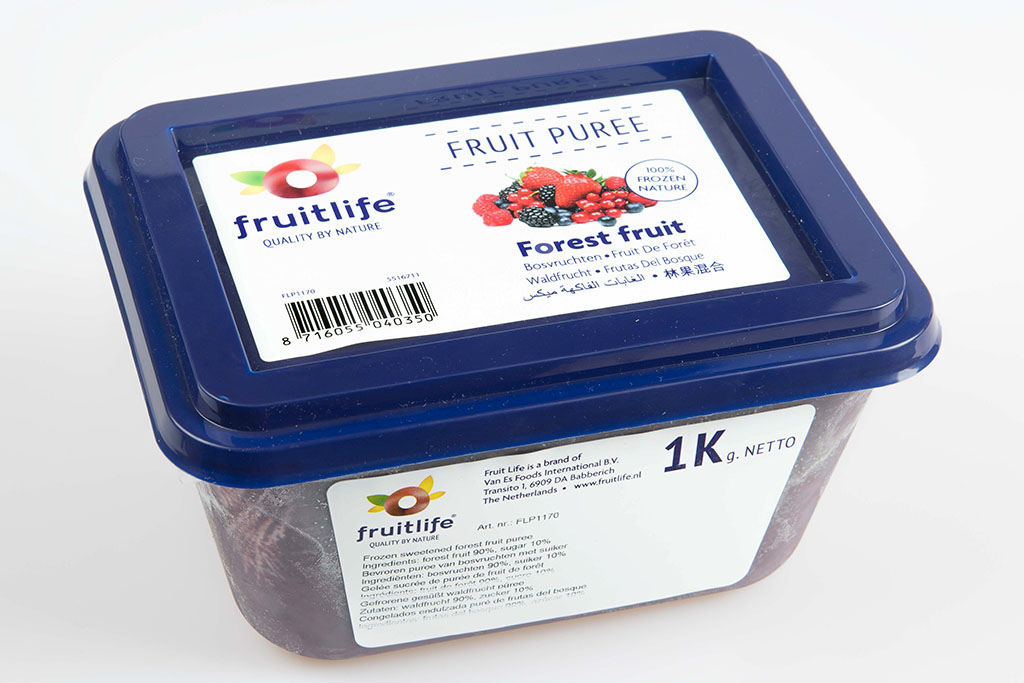 Forest fruit puree (100%)