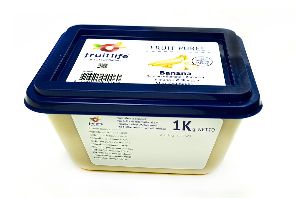 Banana puree without sugar (organic)